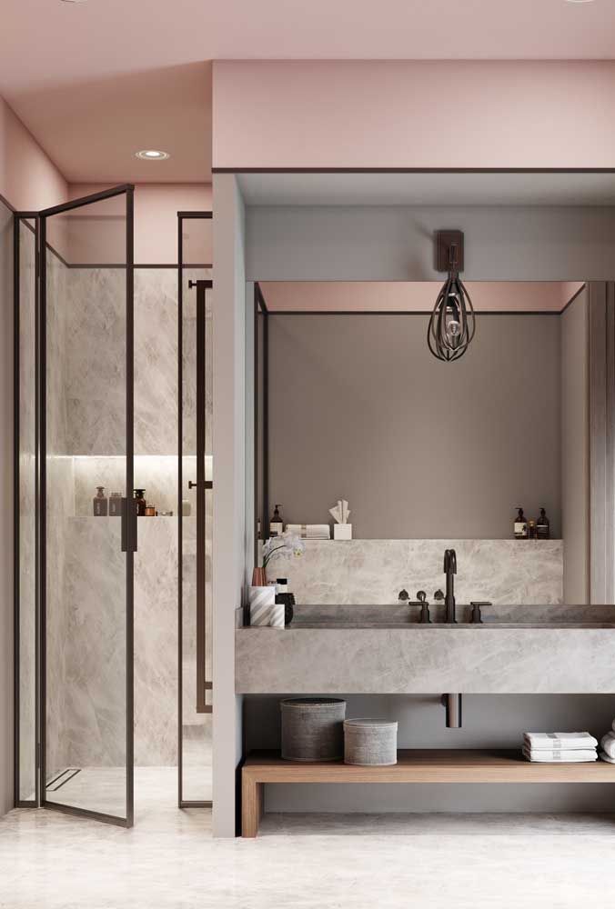 Banheiro Rosa: 80 Modelos para se Inspirar!